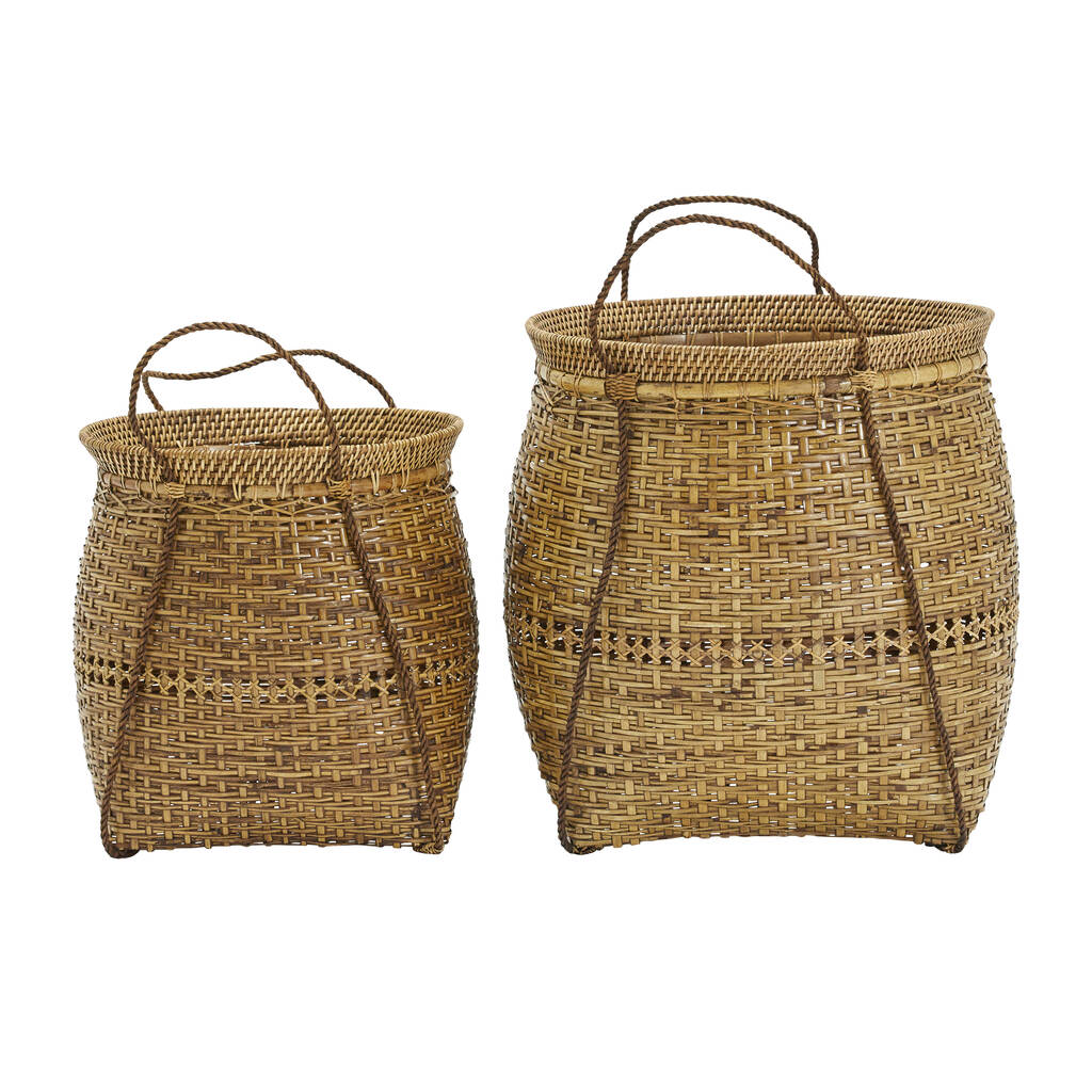 Gavle Woven Bamboo Storage Basket